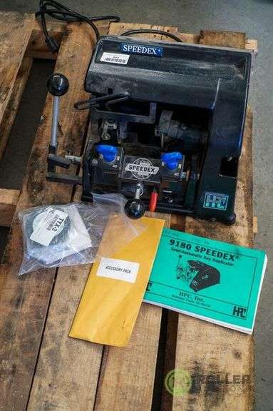 Speedex 9180 Key Machine - Roller Auctions