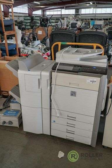 Sharp MX-M503N Printer With Paper Sorter - Roller Auctions