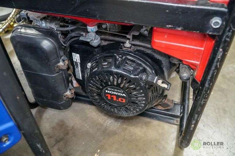 Honda EB5000X Generator, Honda 11Hp Gas Engine - Roller Auctions