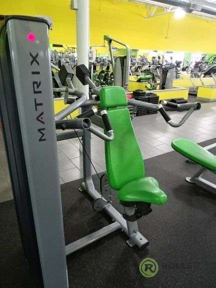 Matrix US-S23 Converging Shoulder Press Cable Machine, Dual Grip ...