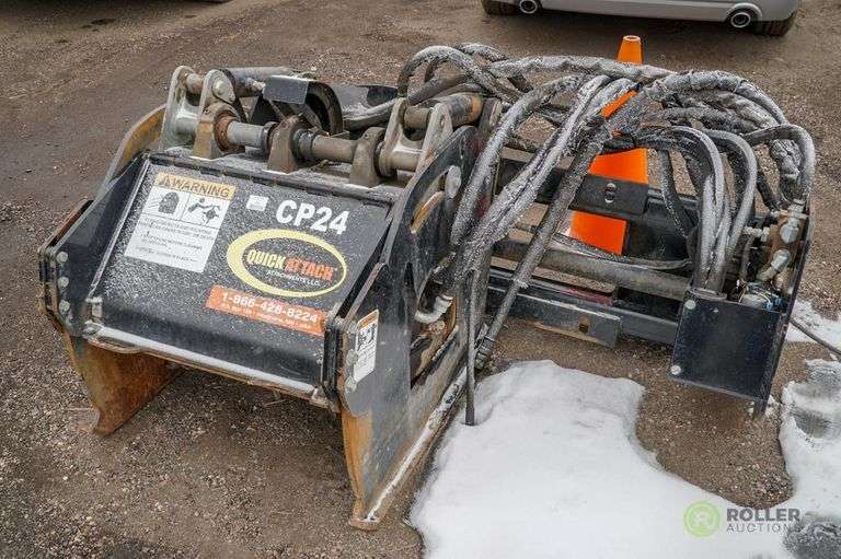 Quick Attach CP24 Hydraulic Asphalt Milling Attachment To Fit Skid ...