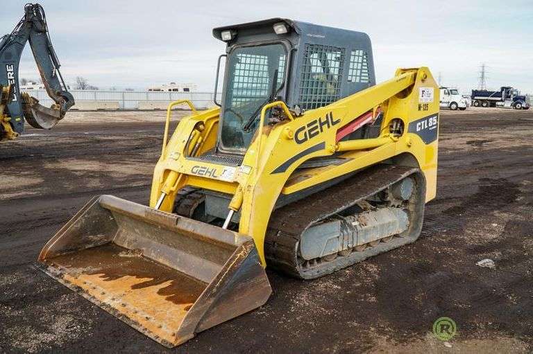 2008 Gehl CTL85 Crawler Skid Steer Loader, Enclosed Cab w/ Heat & A/C ...