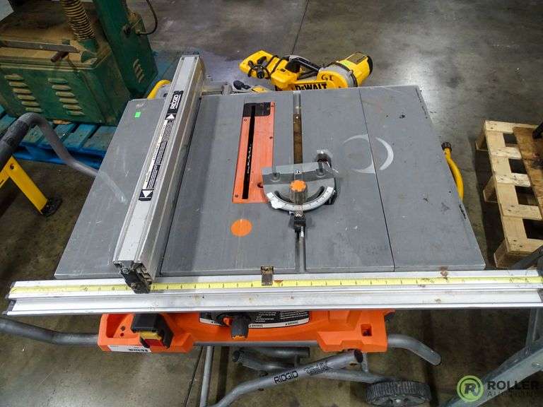 Ridgid R4513 10" Table Saw - Roller Auctions
