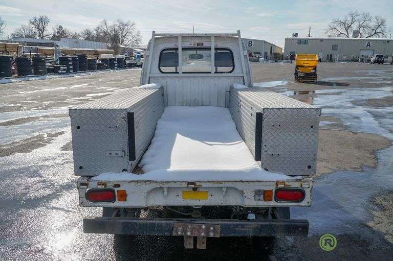 Cushman Flatbed Yard Truckster, (2) Jobox Side Boxes, Gas, Showing ...