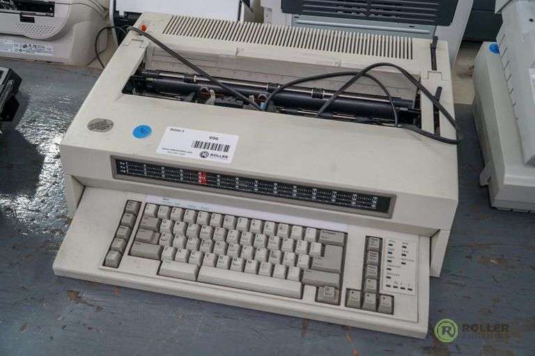IBM Wheel Writer 10 Typewriter - Roller Auctions