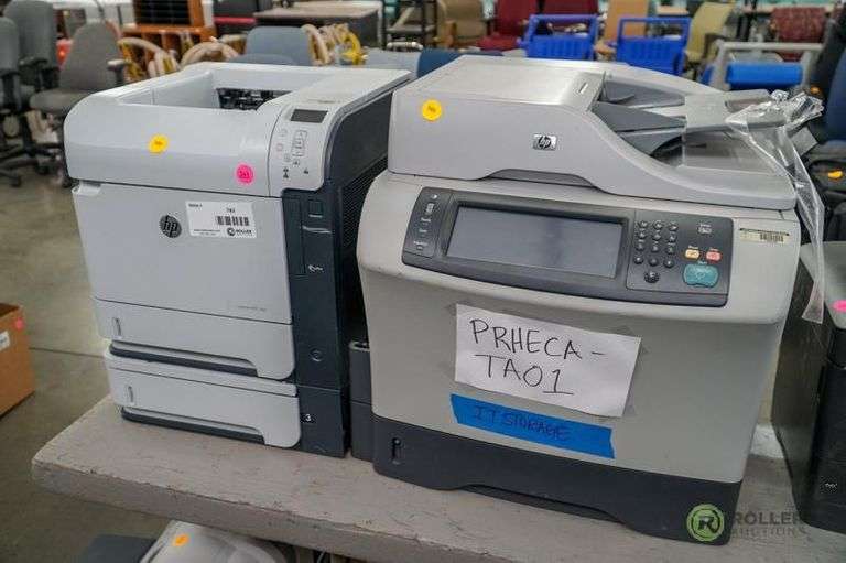 Hp and Hp LaserJet 600 M601 Printers - Roller Auctions