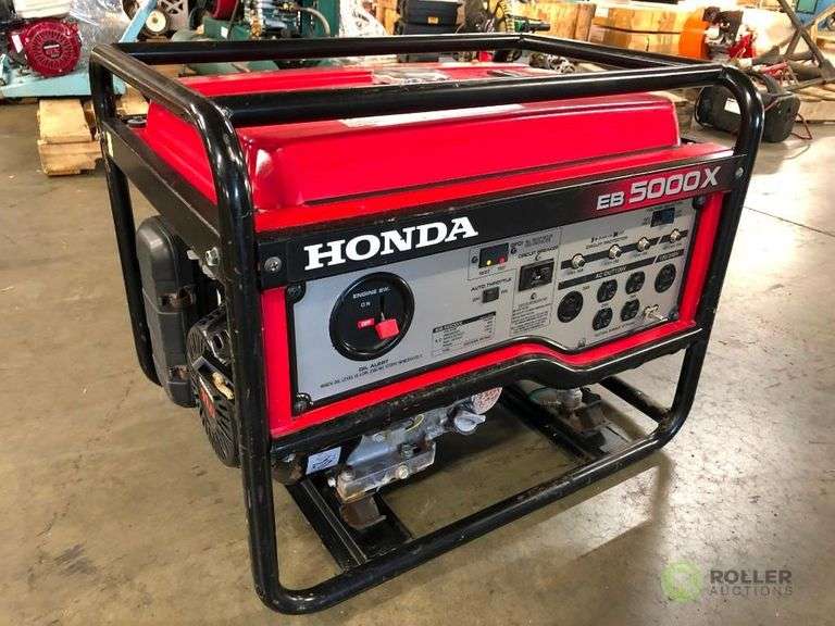 Honda EB5000X Generator, Honda 11Hp Gas Engine - Roller Auctions
