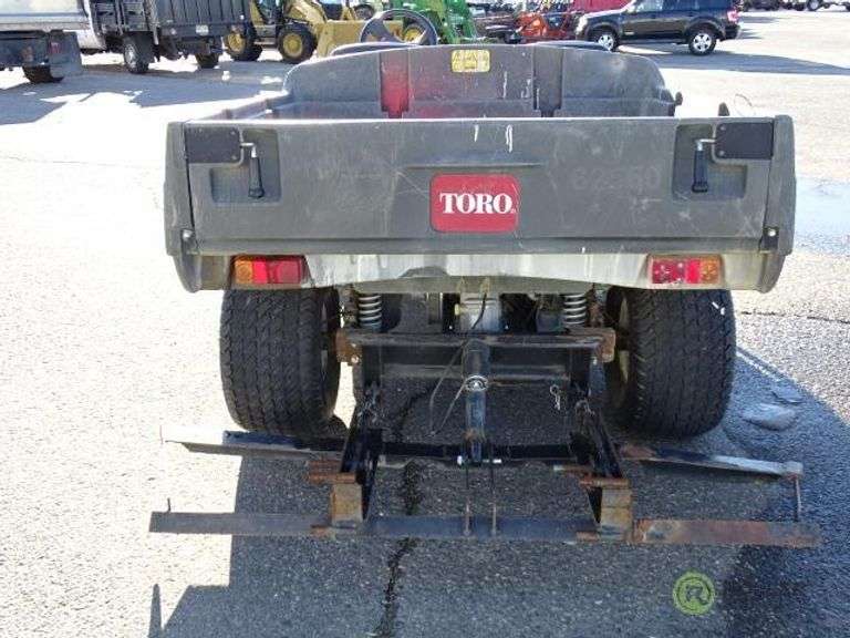2010 Toro Workman MDX Utility Cart, Gas, Dump Bed, w/ Rahn Groomer ...