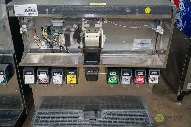 Servend MDH-60 8-Head Soda Dispensing Unit With Ice Dispenser - Roller ...