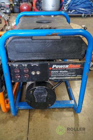 Power Back GT5000 Generator, Gas - Roller Auctions
