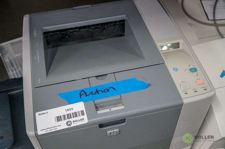 (2) Printers, Hp LaserJet 2420DN and Xerox Phaser 8560 - Roller Auctions