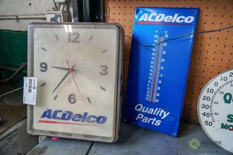 AC Delco Clock and Thermostat - Roller Auctions