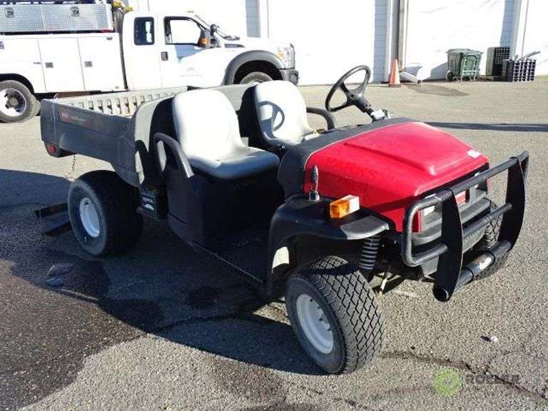 2010 Toro Workman MDX Utility Cart, Gas, Dump Bed, w/ Rahn Groomer ...