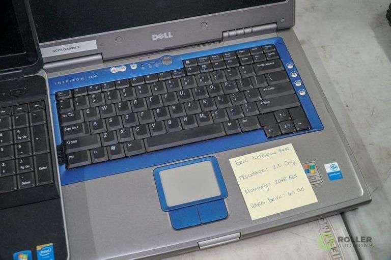 (2) Dell Inspiron 8600, Inspiron M2800 and Vastro Laptops - Roller Auctions
