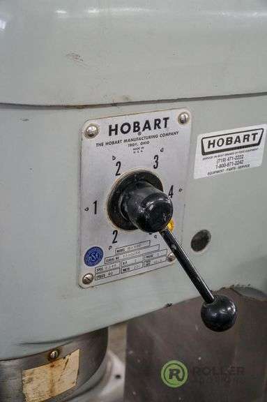 Hobart H600 60-Qt Mixer With Hook, Whisk and Paddle Attachments ...