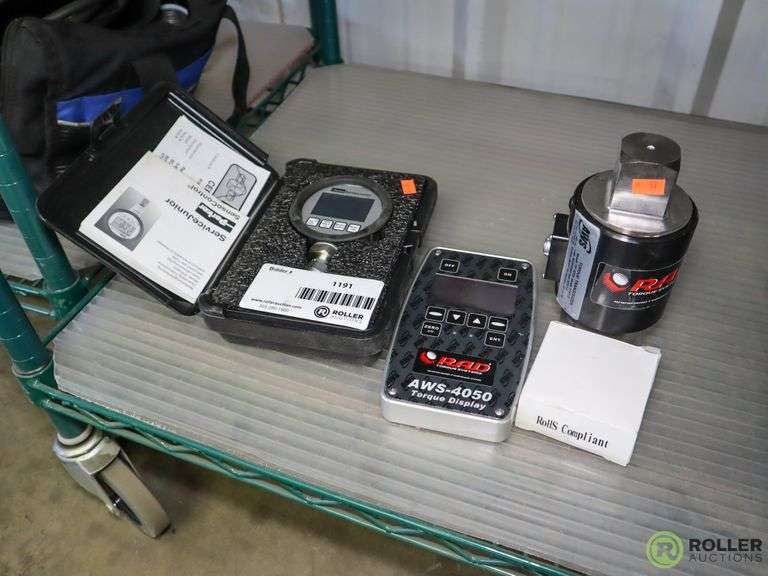 Parker Pressure Gauge RAD Torque Transducer and Display - Roller Auction