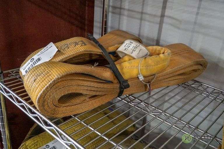 (2) Certex 3-Ton Lifting Straps - Roller Auctions