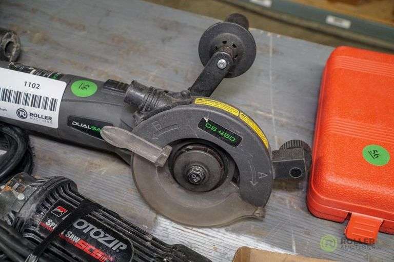 Dual Saw CS450LTS Angle Grinder, Rotozip Spirit Saw and Black & Decker ...