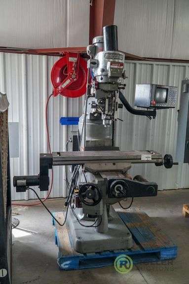 Bridgeport Series II CNC Vertical Milling Machine, Acu-Rite DRO, With ...