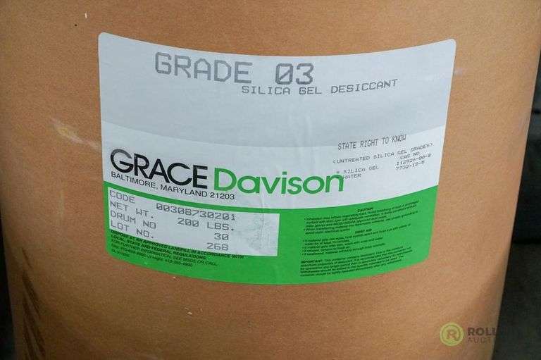 Grace Davison Grade 3 Silica Gel Desiccant - Roller Auctions