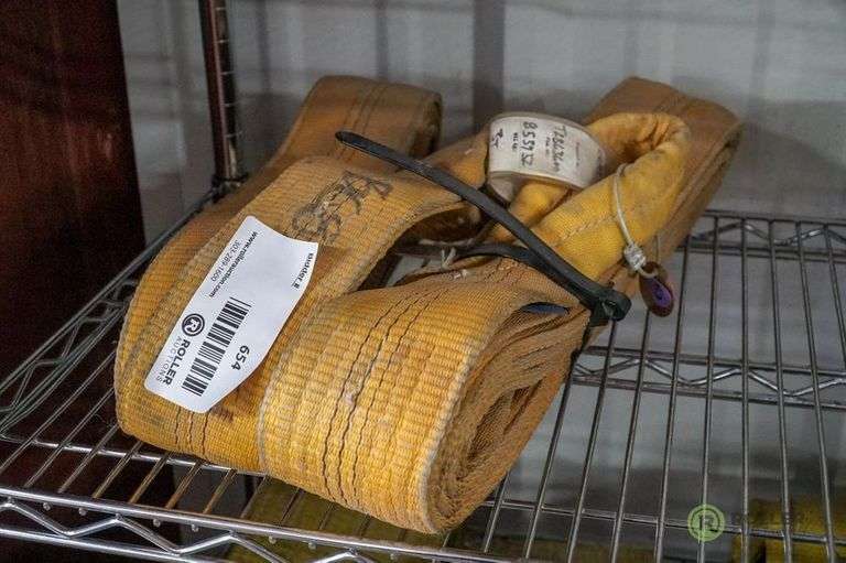 (2) Certex 3-Ton Lifting Straps - Roller Auctions