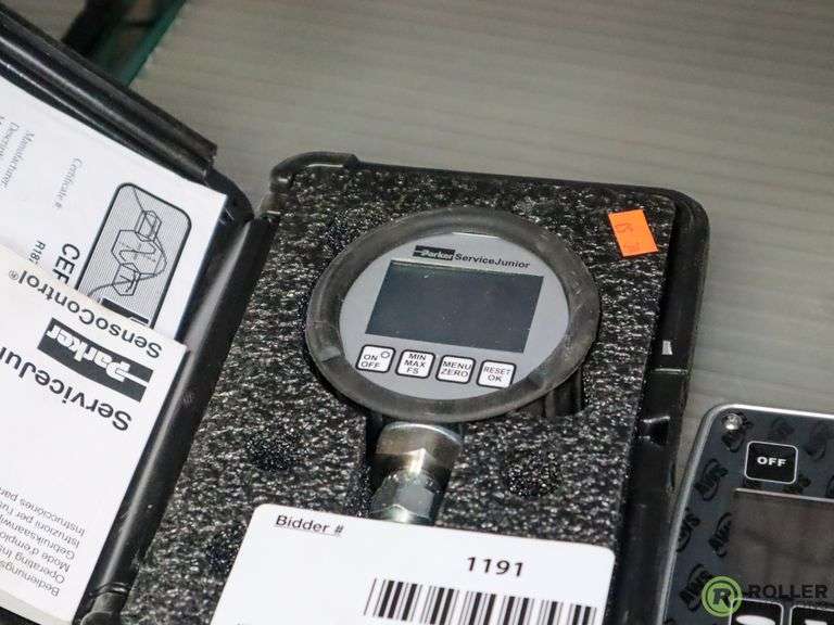 Parker Pressure Gauge RAD Torque Transducer and Display - Roller Auction