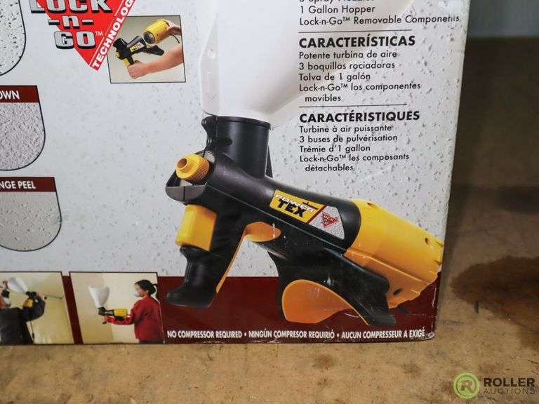 Wagner Power Tex Powered Texture Sprayer - Roller Auctions
