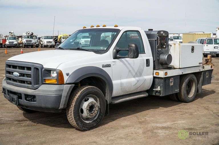 2005 FORD F450 XL SUPER DUTY UTILITY TRUCK, Triton 6.8L V10, Automatic ...