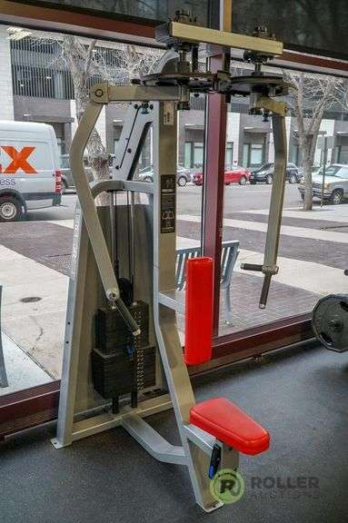 Precor Icarian 505 Pec Fly / Rear Delt Cable Machine, Adjustable Seat ...