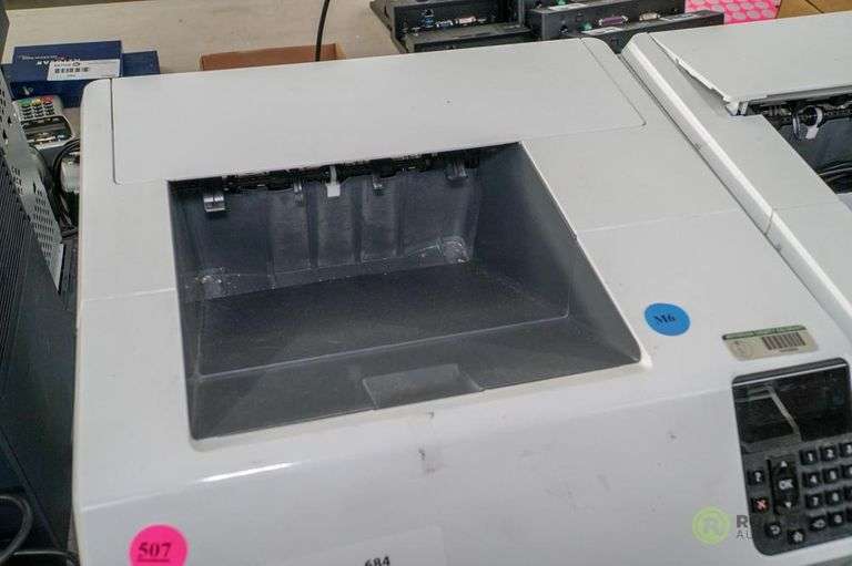 (2) HP LaserJet Enterprise M604 Printers - Roller Auctions