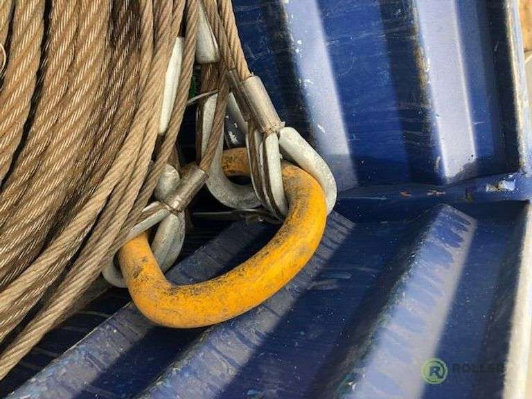 (2) Pallets of Wire Rope Rigging Slings - Roller Auctions