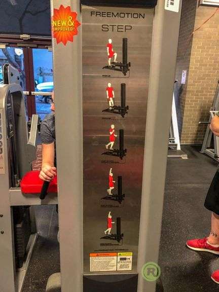 Free Motion Step Up Cable Machine - Roller Auctions