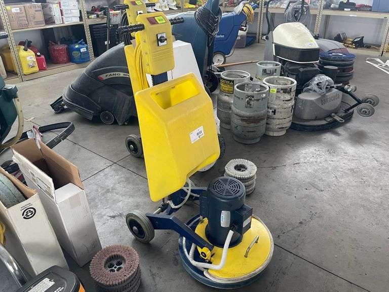 Cimex CR48 Electric Corded Floor Scrubber and Polisher Floor Washing Machine, s/n 00201 - Roller ...