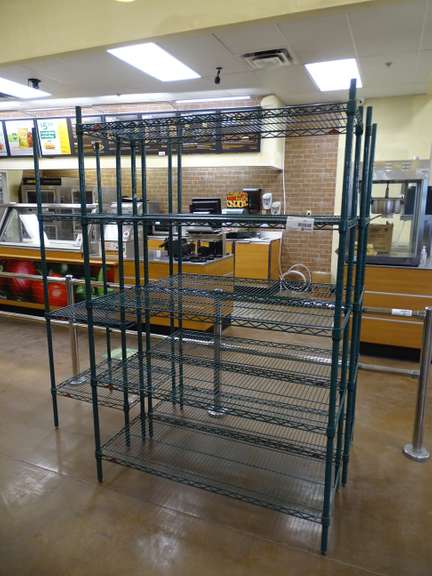 (3) Metro Wire Racks; 3-Shelf, 4-Shelf and 5-Shelf - Roller Auctions