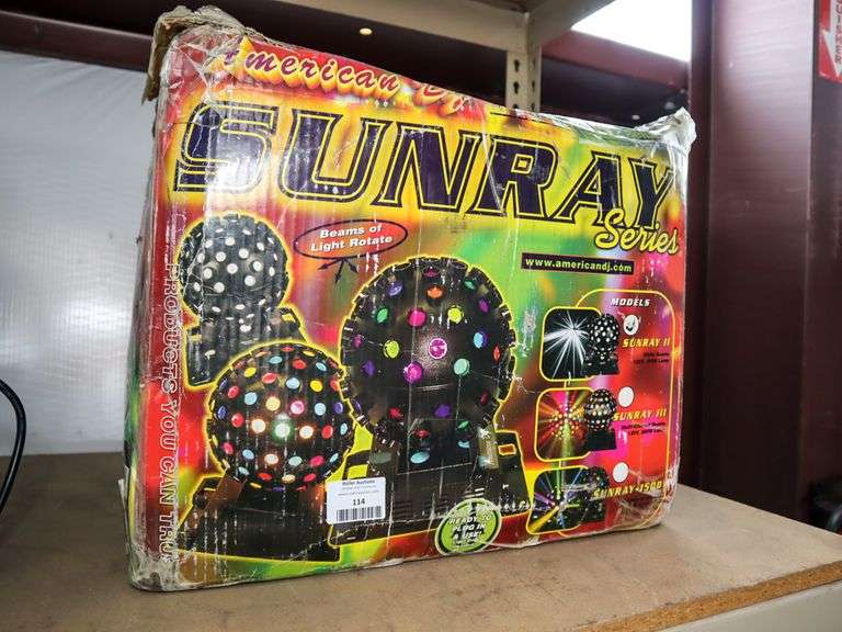 American DJ Sunray 1 Multi Beam Light Fixture - Roller Auctions