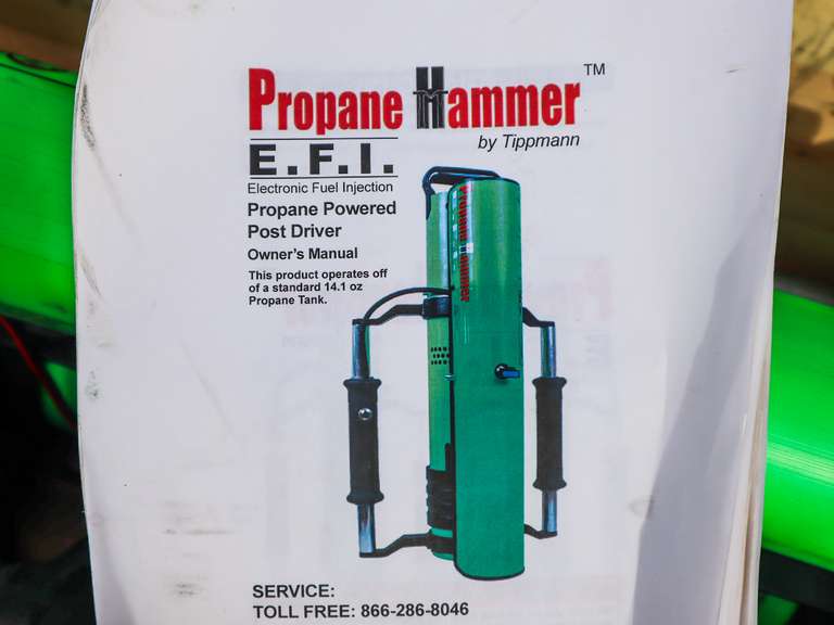 Propane Hammer By Tipperman Propane Powered Post Driver, Electronic ...