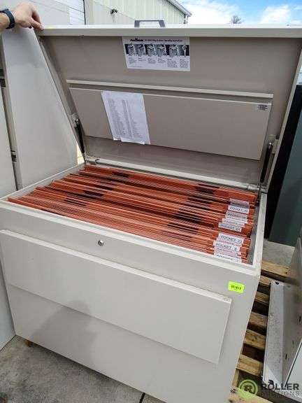 (2) Plan Hold VIP 3000 Blueprint File Cabinets - Roller Auctions