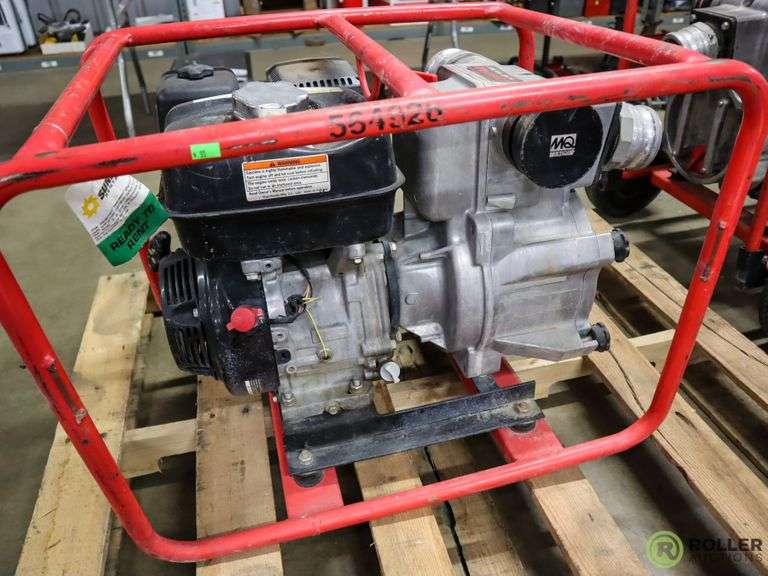 Multiquip QP-3TH Contractor Pump, 3x3in, Honda GX240 Gas Engine ...