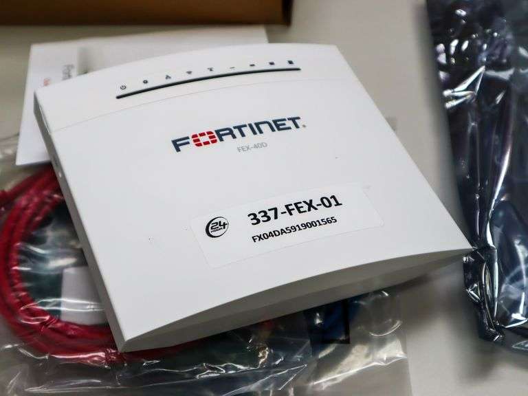 (2) Forti Extender 40D With Ethernet Patch Cables - Roller Auctions