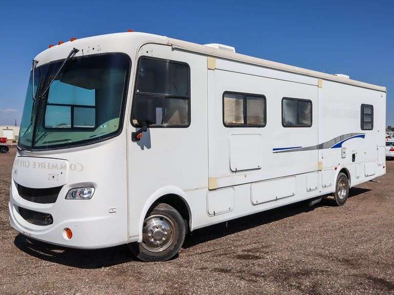 2004 FORD F550 COACHMEN RV MIRADA-MH 340MB-F COMMAND CENTER, 6.8L V10 ...