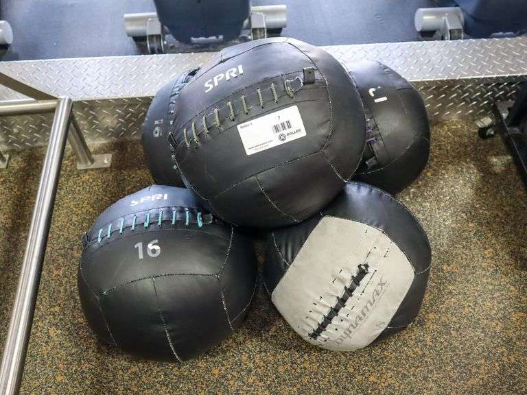 (5) Weighted Balls; (3) 16-Lb and (2) 12-Lb - Roller Auctions