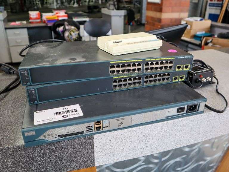 Cisco 2800 Series Router, (2) Cisco Catalyst 2960 Switches, Holland HAD ...