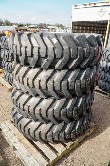 (4) New Loadmaxx 17.5-25 Loader Tires - Roller Auctions