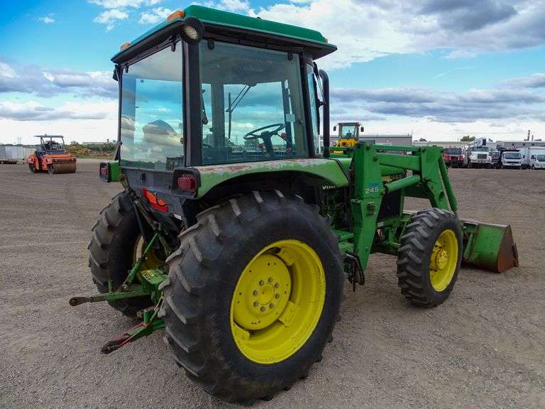 John Deere 2555 4WD Tractor/Loader, Diesel, Enclosed Cab, PTO, 3-Pt ...