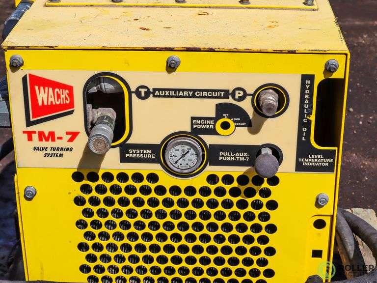 Wachs TM-7 Hydraulic Valve Turning System - Roller Auction