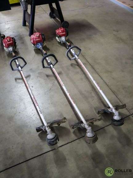 (2) Honda HHT25S Line Trimmers and Honda HHT35S Line Trimmer - Roller ...