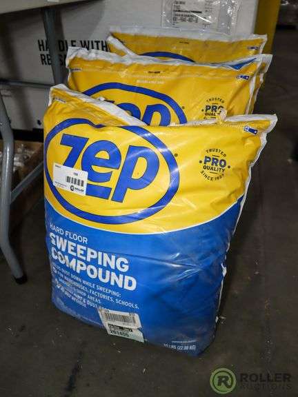 (4) ZEP 50-Lb Bags of Sweeping Compound - Roller Auctions