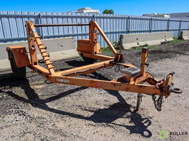 1998 Sherman Reilly Hydraulic Reel Trailer - Roller Auction