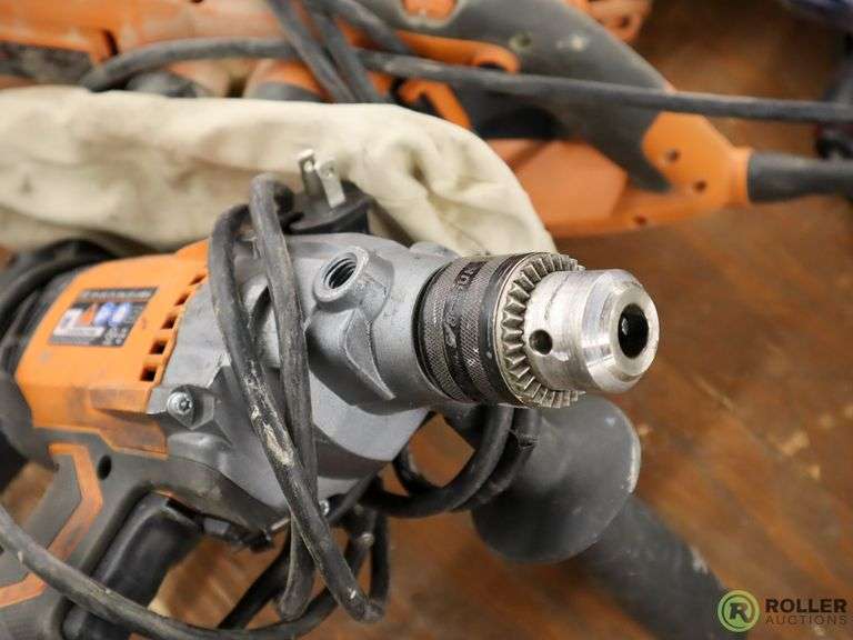 Ridgid R7122 Drill and R2720 Sander - Roller Auctions