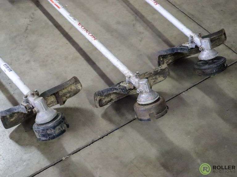 (2) Honda HHT25S Line Trimmers and Honda HHT35S Line Trimmer - Roller ...